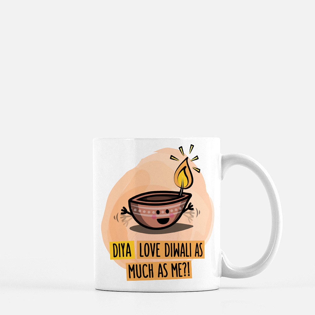 Diya love Diwali - Mug – The Cute Pista