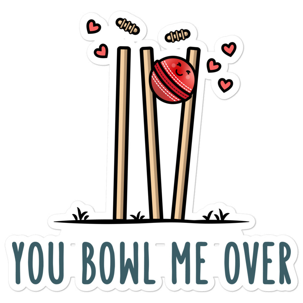 You bowl me over - Sticker – The Cute Pista