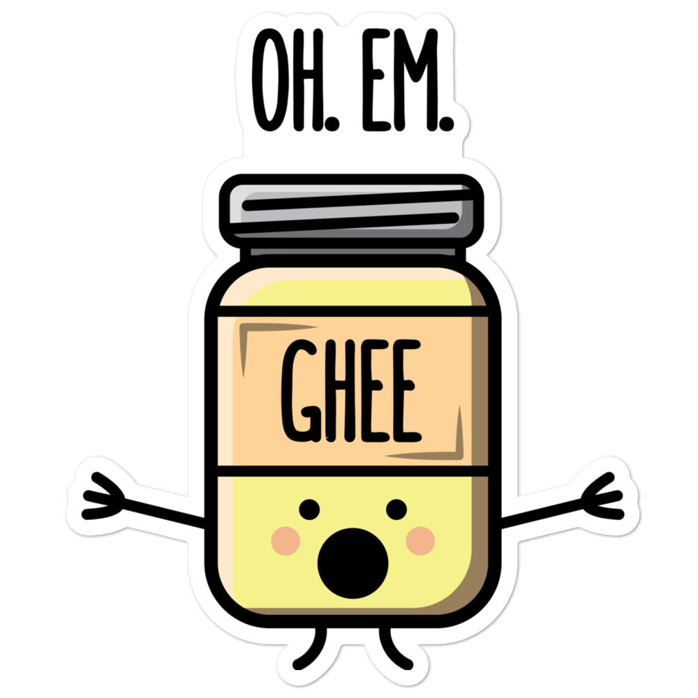 Oh Em Ghee - Sticker – The Cute Pista