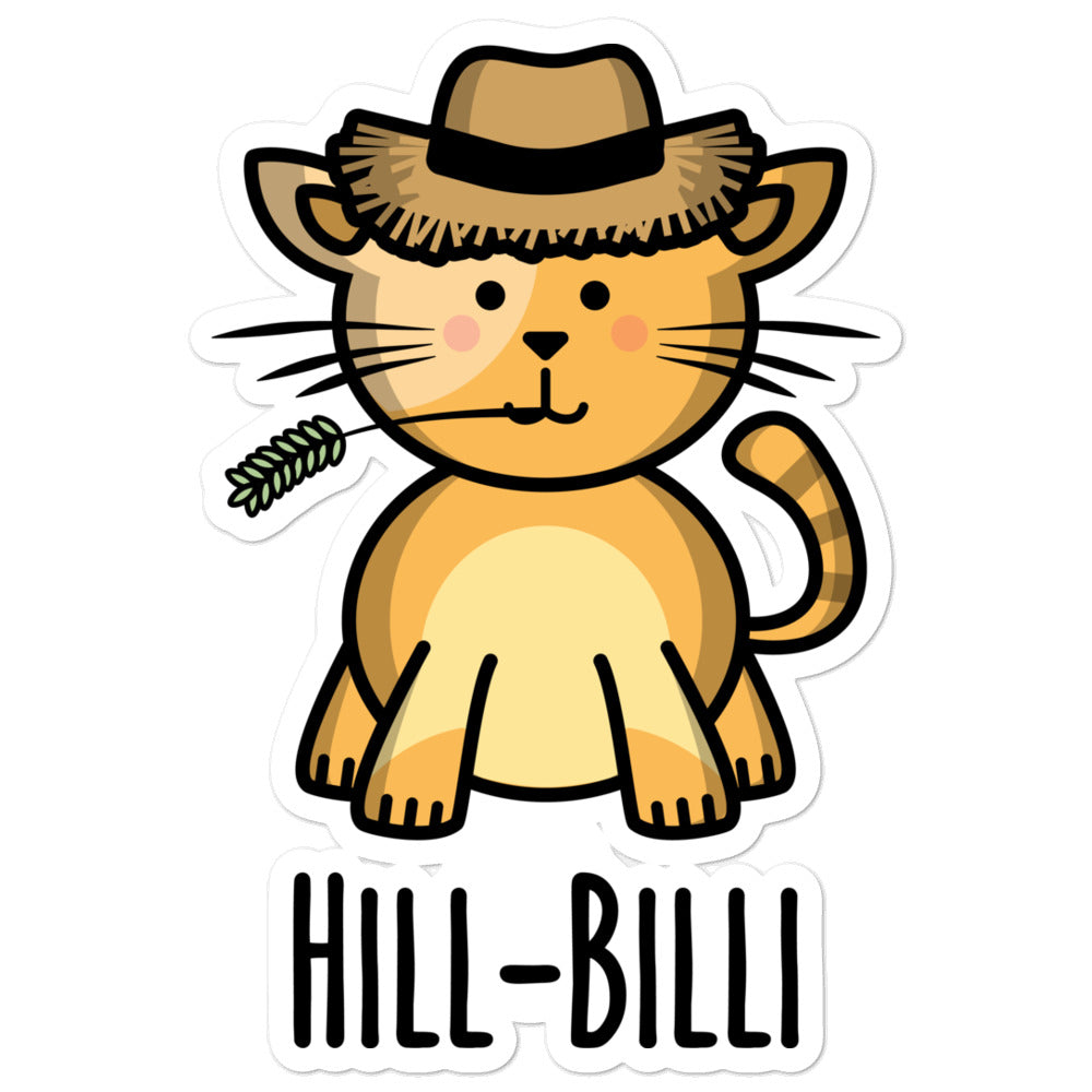 Hill Billi - Sticker – The Cute Pista